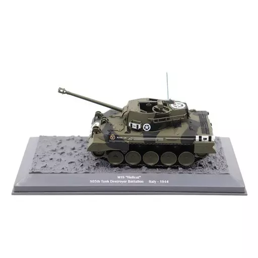 Minicar 1/43 ww. II American Army M18 Hellcat Destroyer Tank "Black Cat ...