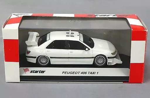1/43 PEUGEOT 406 TAXI 1 (White) [T186] | Toy Hobby | Suruga-ya.com