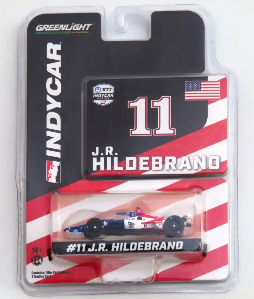 Minicar 1/64 TEAM A. J. FOYT ENTERPRISES #11 J. R. HILDEBRAND (Blue x ...