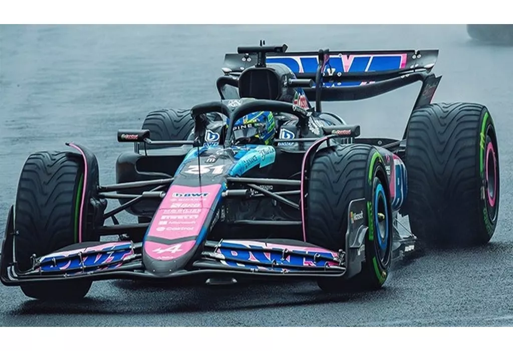 迷你车 1/43 BWT Alpine F1 Team A524 #31 2nd Brazilian GP 2024 Esteban Ocon ...