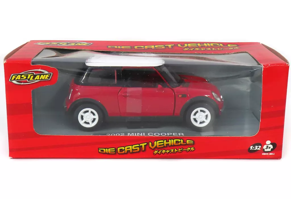1/32 2002 MINI COO (Red x White) Pullback Car [SS51823] | Toy Hobby ...