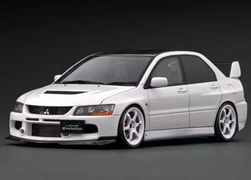 1/18 Mitsubishi Lancer Evolution IX CT9A (White) [IG2377] | Toy Hobby ...