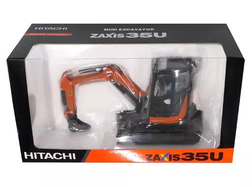 Minicar 1/30 HITACHI MINI EXCAVATOR ZAXIS 35U Rear Ultra-Small Turning ...