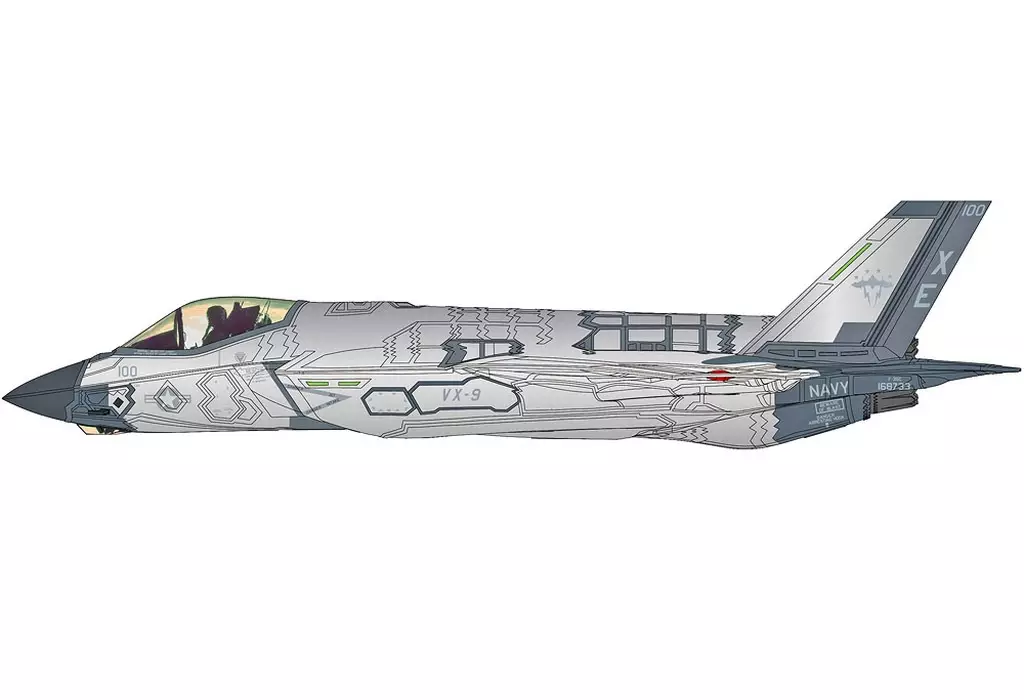 1 / 72F-35C Lightning II "United States Navy Mirror Coating Paint 2022 ...
