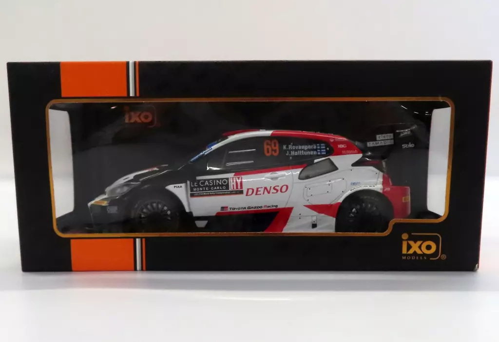 1/18 TOYOTA GR YARIS Rally1 Rallye Monte-Carlo 2023 #69 (White x Red x ...