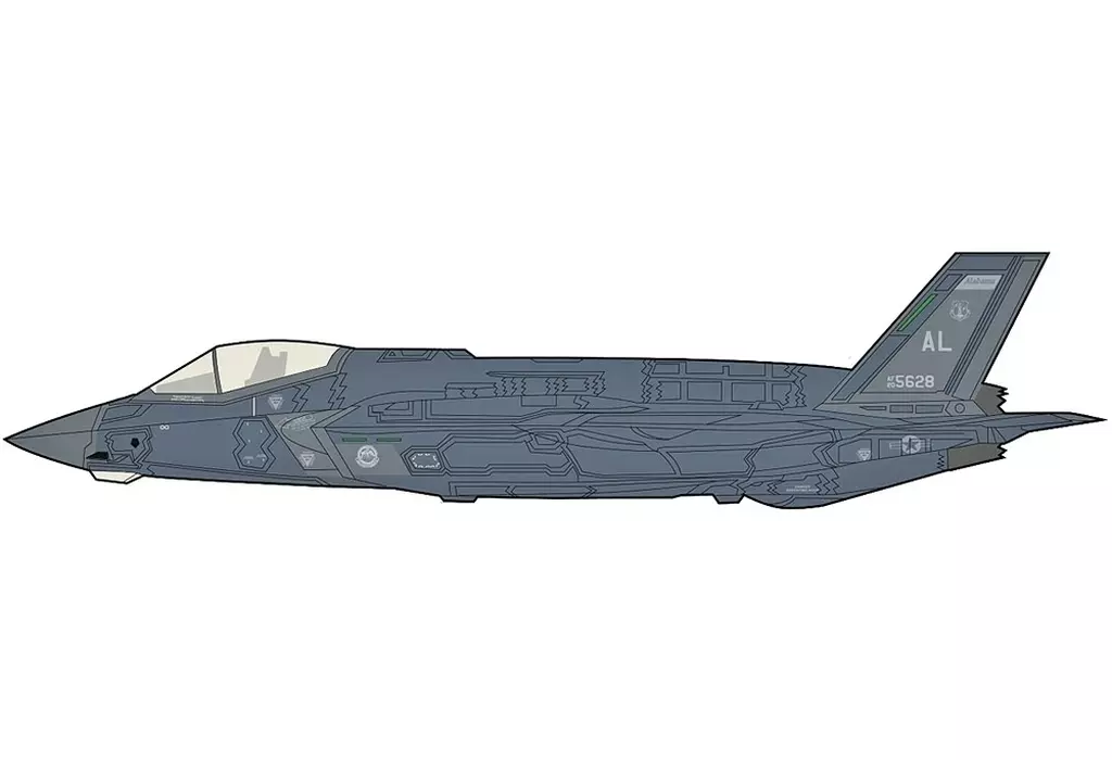1 / 72F-35A Lightning 2 "Alabama Air Force 100th Combat Squadron 2023 ...