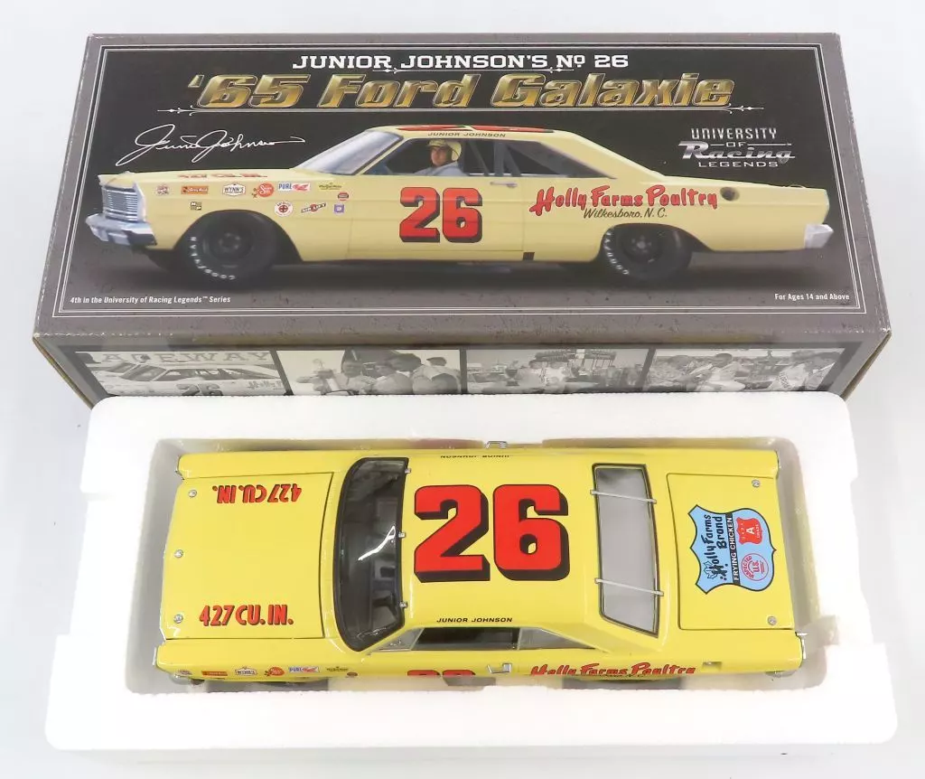 1/24 NASCAR JUNIOR JOHNSON'S' 65 Ford Galaxie UNIVERSITY OF RACING ...