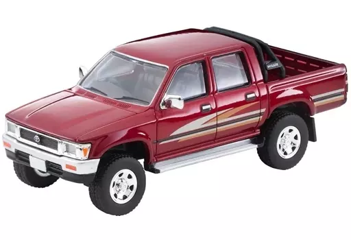 1/64 LV-N256a Toyota hyrax 4 wd Pickup Double Cab SSR 91 (Red) "Tomica ...