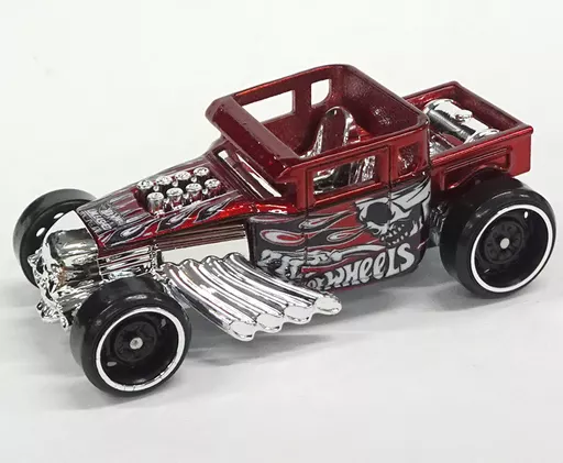 [Single Item] 1/64 BONE SHAKER (Red x Silver) "PS5 Soft Hot Wheels ...