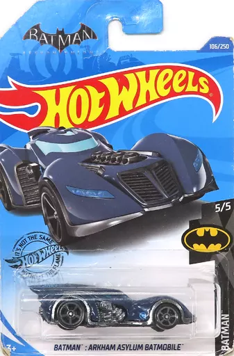 Minicar 1/64 BATMAN ARKHAM ASYLUM BATMOBILE (Gray Blue) "Hot Wheels ...