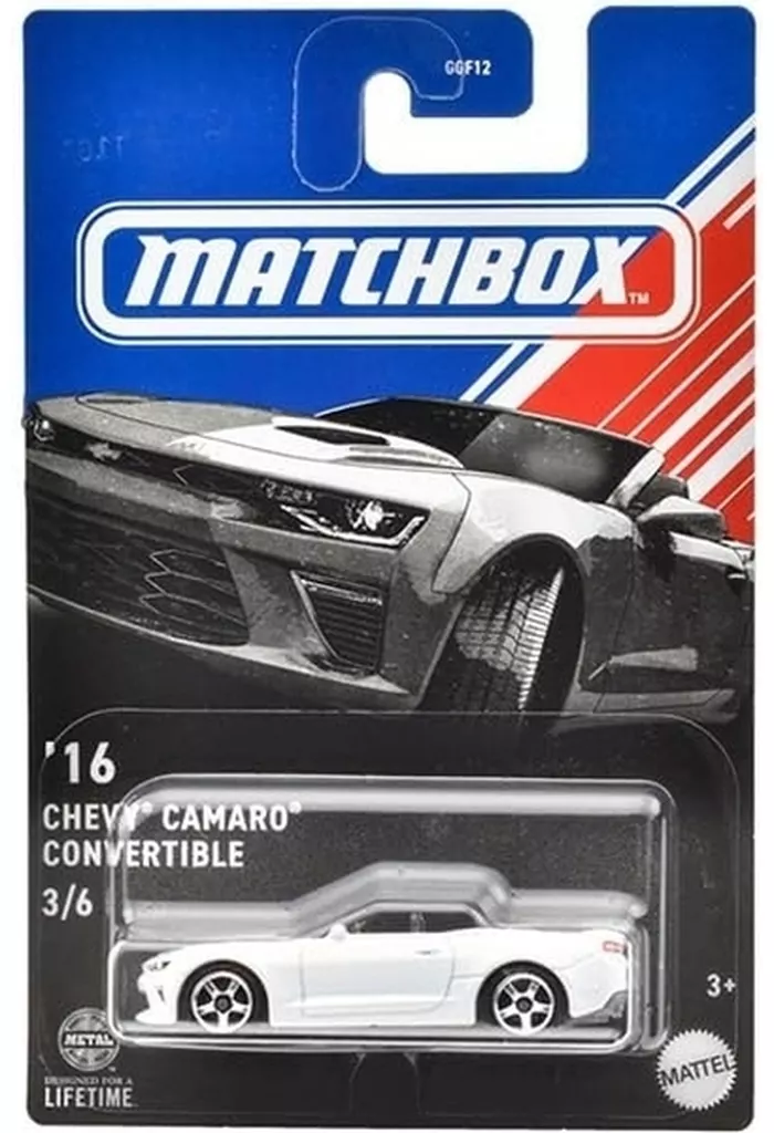 Minicar 1/64 16 Chevy Camaro Convertible "Match Box Theme American ...