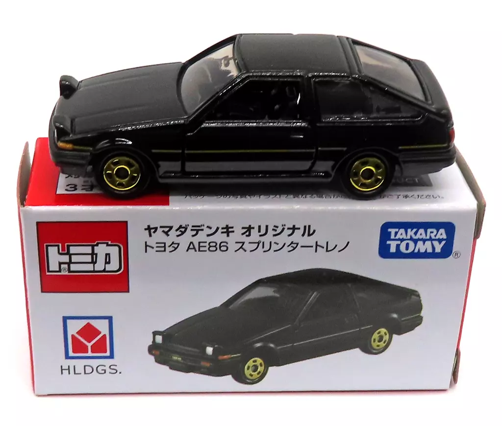 1/61 Toyota AE86 Sprinter Treno (Black) "Tomica" Yamada Denki Original | Toy Hobby | Suruga-ya.com