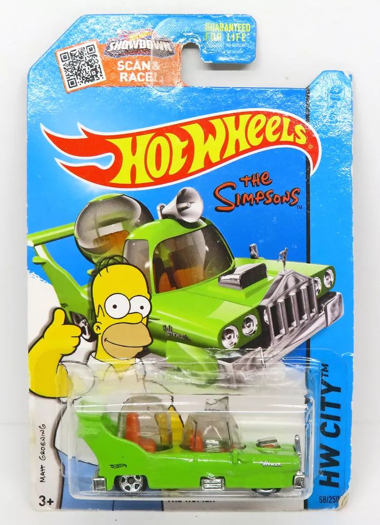 Minicar 1/64 The Simpsons THE HOMER (Green) "Hot Wheels HW CITY" [CFK18 ...