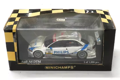 [Box broken] 1/43 Audi A4 DTM Team Rosberg DTM 2007 PHILIPS #12 (White ...