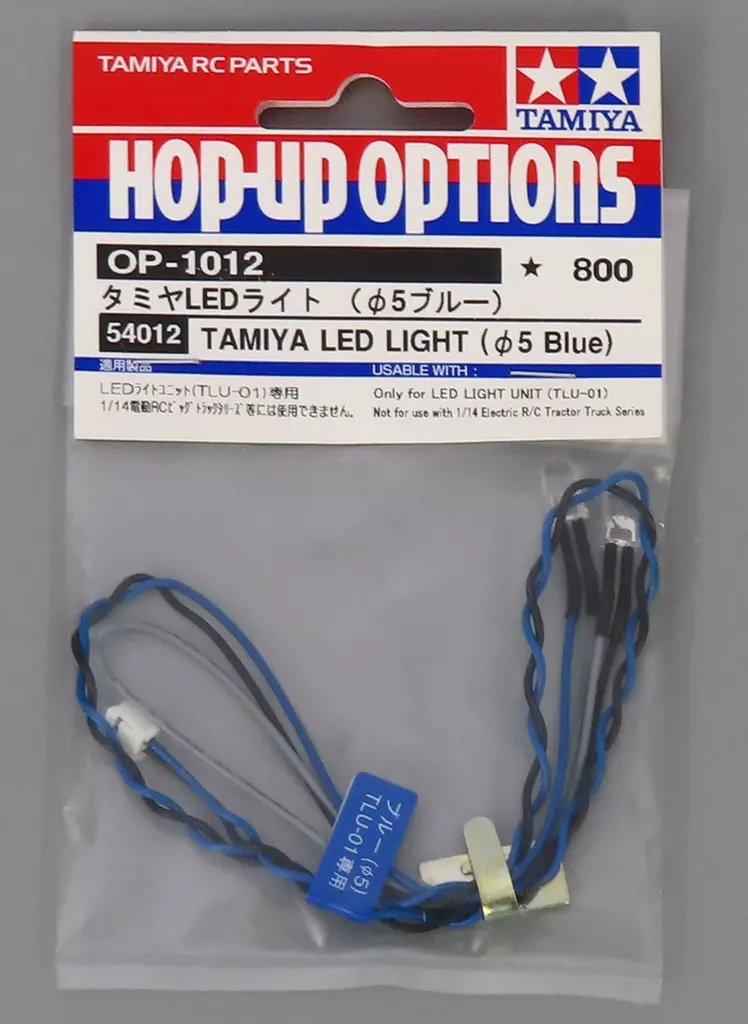 Tamiya LED Light Φ 5 Blue "Hopup Options No. 1012" [54012] | Toy Hobby ...
