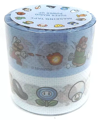 Sticker sticker Super Mario Power-Up Masking Tape (2 Pack) "Nintendo ...