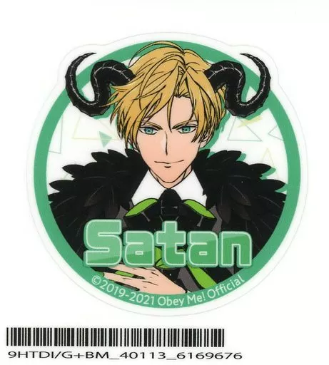 Sticker sticker Satan sticker "Obey Me! Kawasel KUJI" D prize | Goods ...