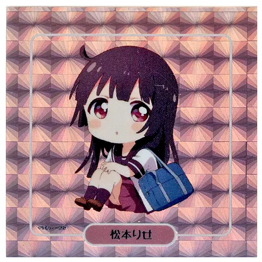 Rise Matsumoto hologram seal "Yuru Yuri & Omuroke Party× Tokyo Milk ...