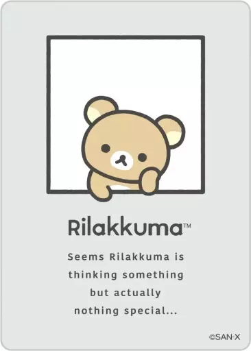 Sticker sticker Rilakkuma NEW BASIC RILAKKUMA vol. 2 Sticker "Rilakkuma ...