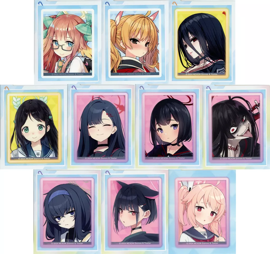 10-type set "Blue Archive -Blue Archive - Student Recruitment Sticker ...