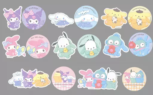 Sticker sticker 8-Type Set "Sanrio Mokoto Trading Seal Sanrio Character ...