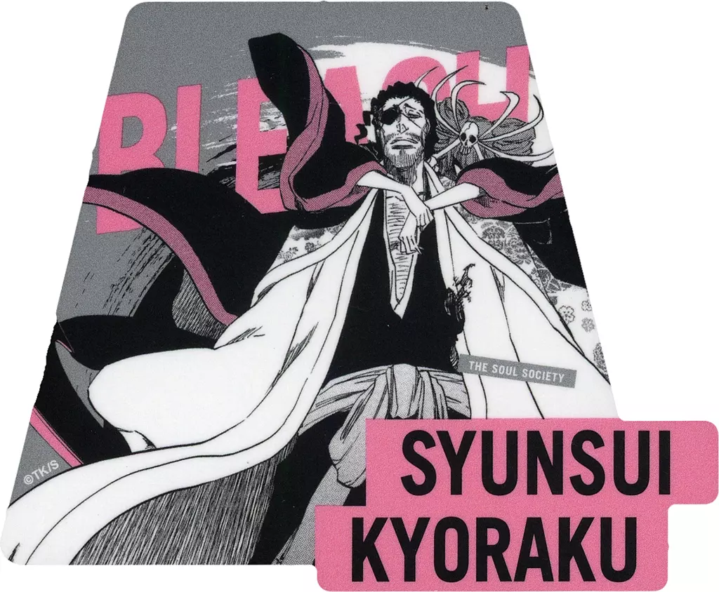Sticker sticker Kyoraku Shunsui "Bleach × Yokohama Landmark Tower THE ...