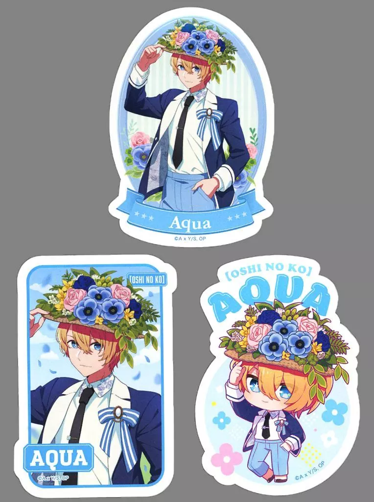 Yoshihisa Hoshino Aikai (Aqua) Sticker Set Flower ver. "[Suguko] Braid ...