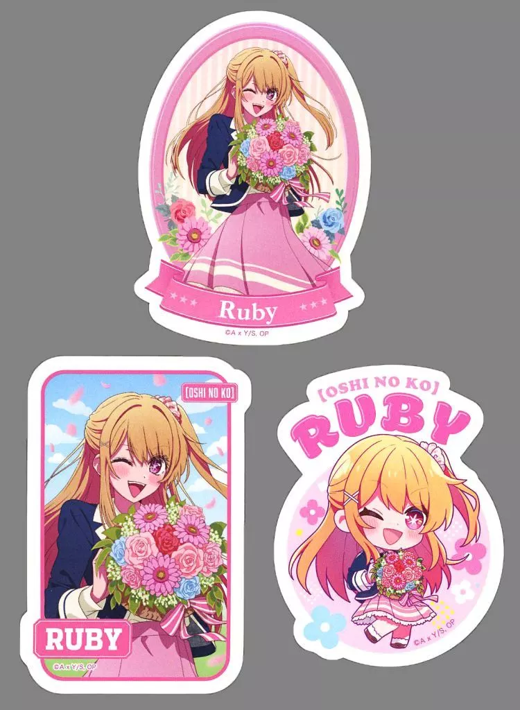 Rumi Hoshino (Ruby) Sticker Set Flower ver. "[Suguko] Tokyo ...