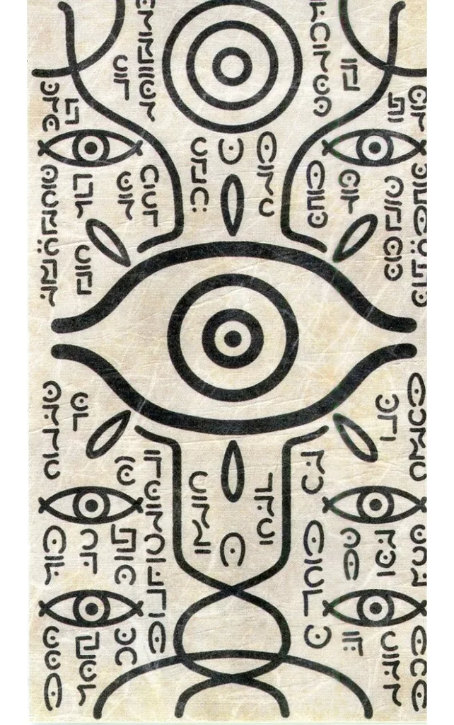 Black Japanese Paper Style Ofuda Sticker - "Theatrical version of ...