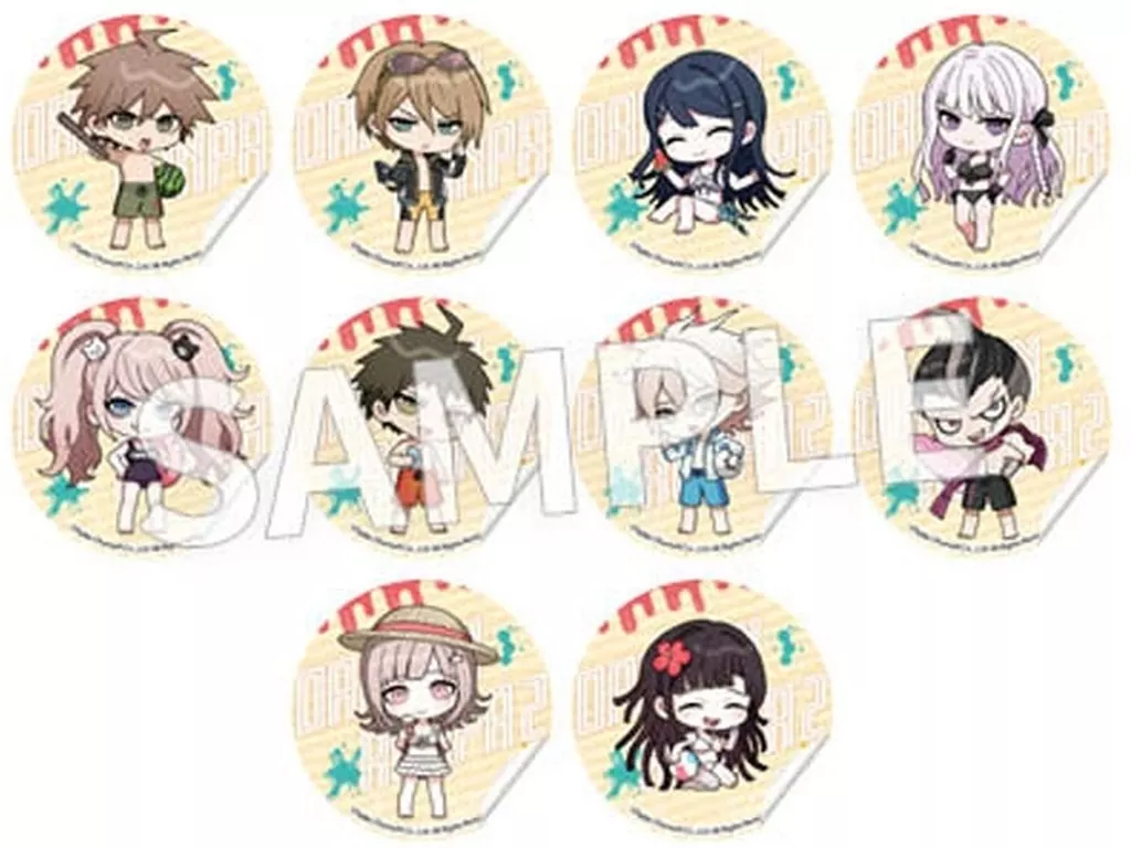 Sticker sticker Set of 10 kinds "DANGANRONPA 1 ・ 2 Reload : Removable ...