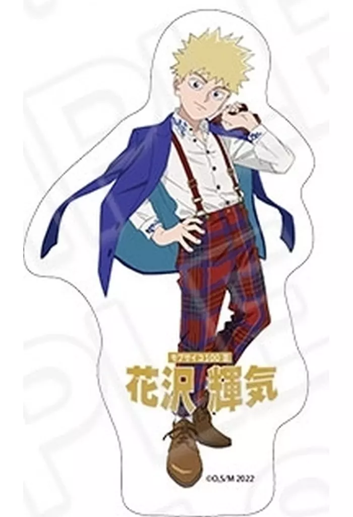 Sticker sticker Hanazawa 輝気 "Mob Psycho 100 Die Cut Sticker Check Style ...