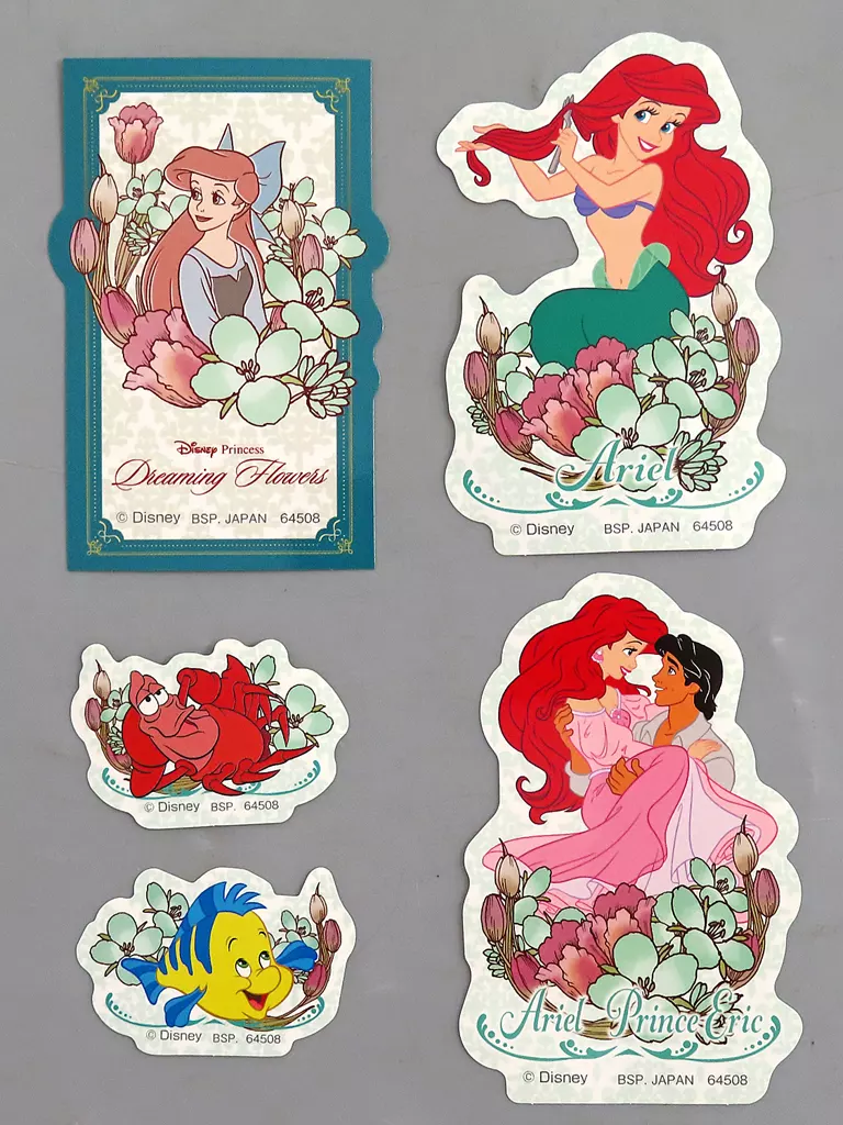 Sticker sticker THE LITTLE MERMAID Disney Princess Die Cut Sticker Set ...