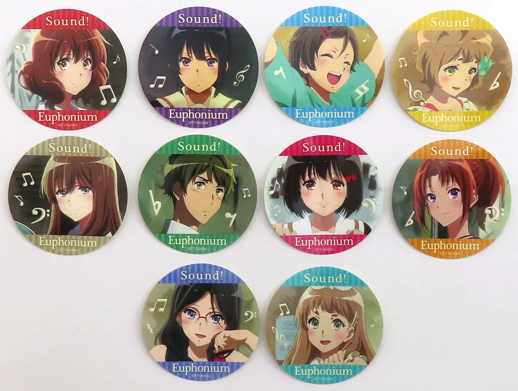 [Single Item] 10-Pack Set of Collective Stickers "C105 Sound! Euphonium 30000000000000000 Ani ...