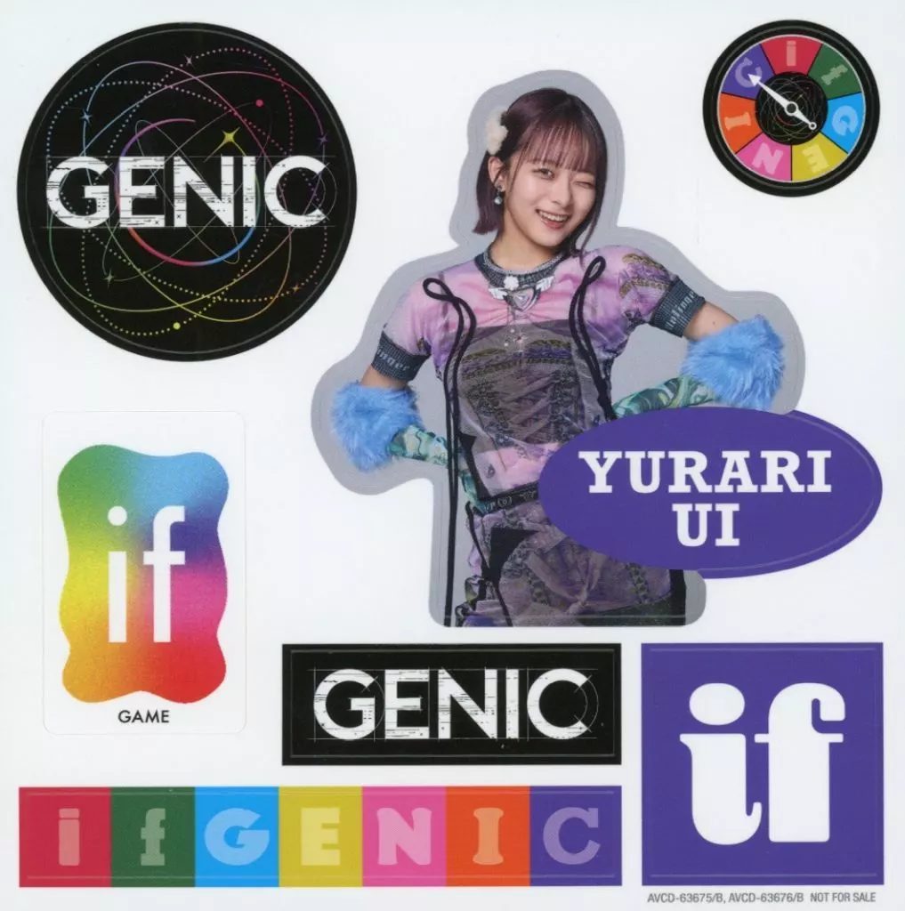Sticker sticker Ui Excellent Pear (GENIC) sticker sheet "CDif Limited ...