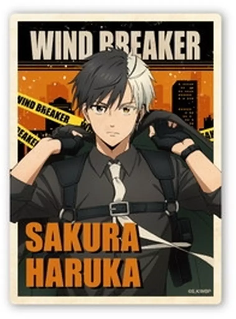 Sticker sticker 1. Haruka Sakura travel sticker "WIND BREAKER" | Goods ...