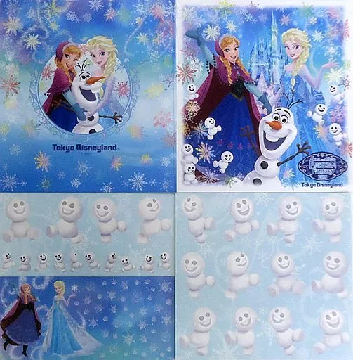 Paper product Anna & Elsa & Olah colored paper (with message seal ...