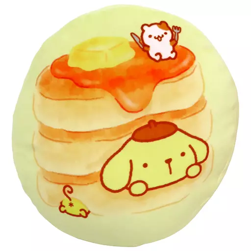 Pomu Pomu Purin (Pancake) Fluffy Round Cushion "Sanrio Character Choles ...