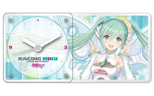 Racing Miku 2017 ver. Acrylic Clock "VOCALOID" | Goods / Accessories ...