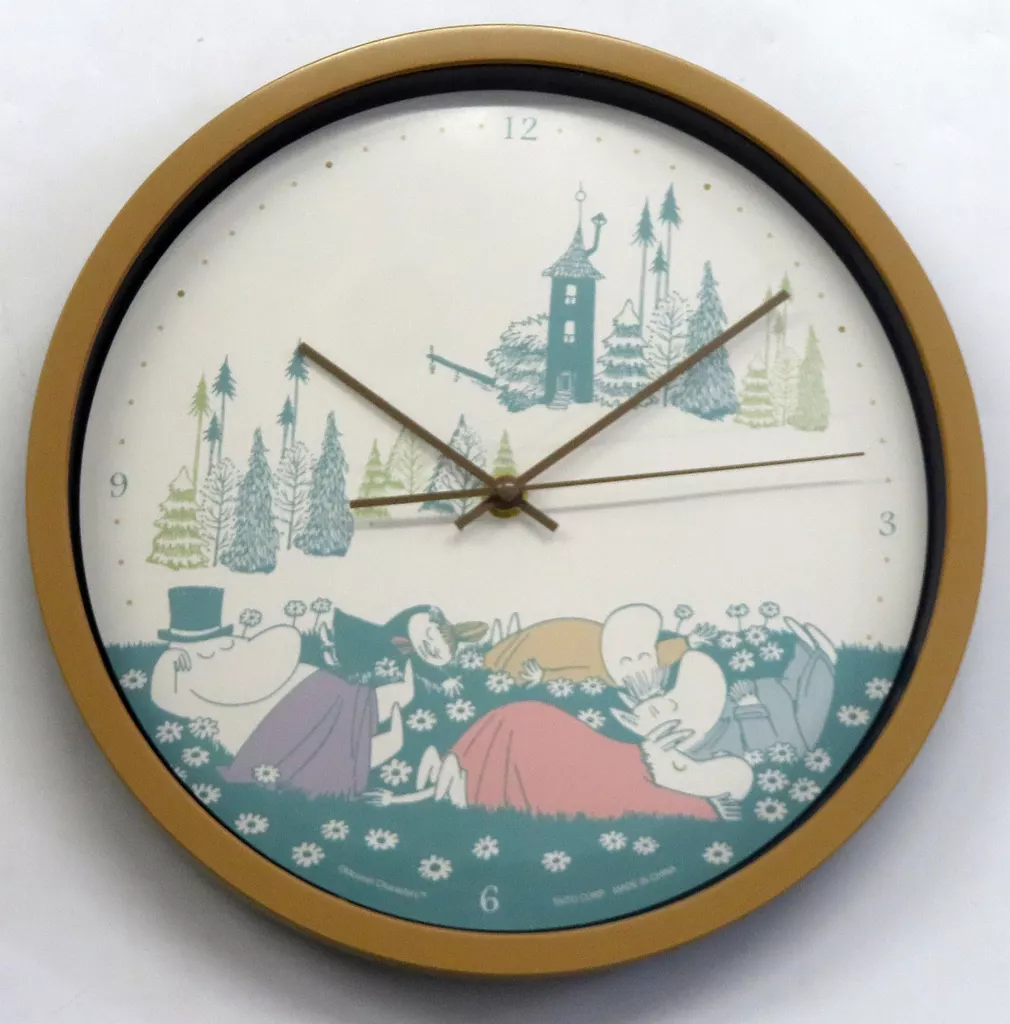 B. Assembled (brown) wall clock "Moomin" | Goods / Accessories | Suruga ...