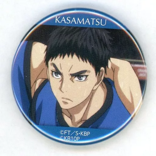 Badge Pins Yukio Kasamatsu (B) 44 mm metal badge "Kuroko's BASKETBALL ...