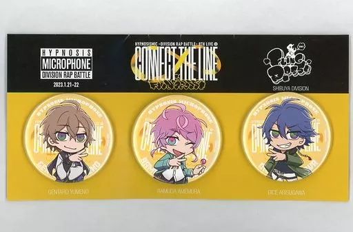 Sibiya Division / Fling Posse Mini Character metal badge Set "Hypnosis Mic -Division Rap Battle ...