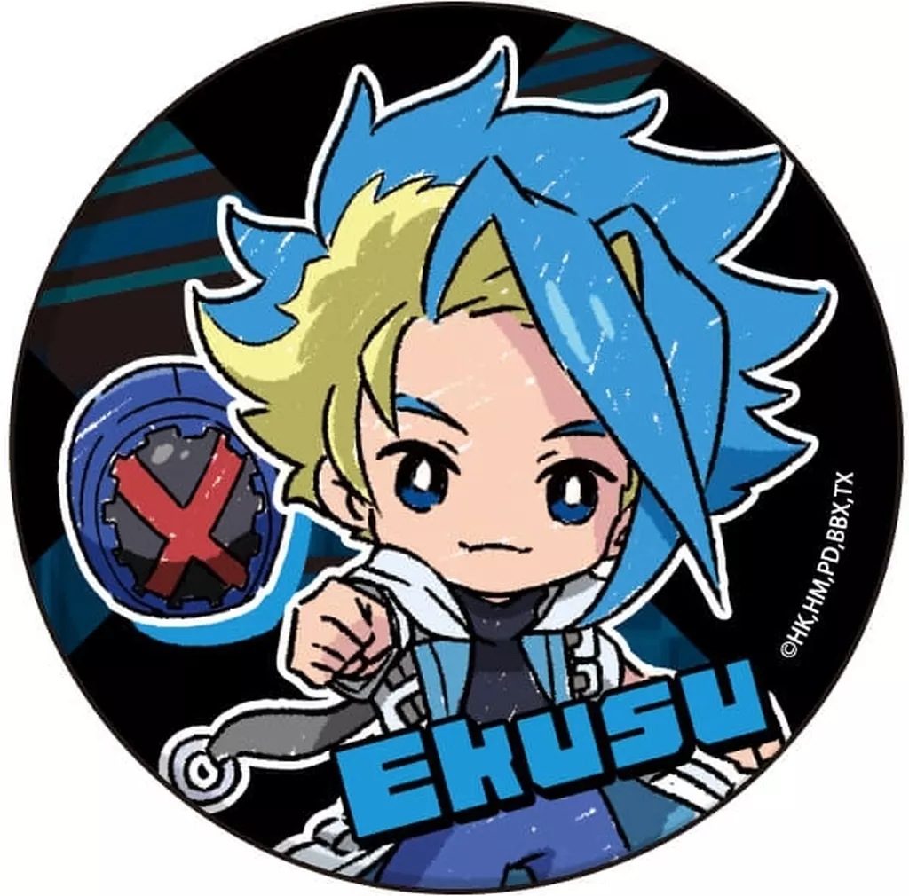 Kurosu Ex "BEYBLADE X metal badge 03. Graphic Art Illustration" | Goods ...