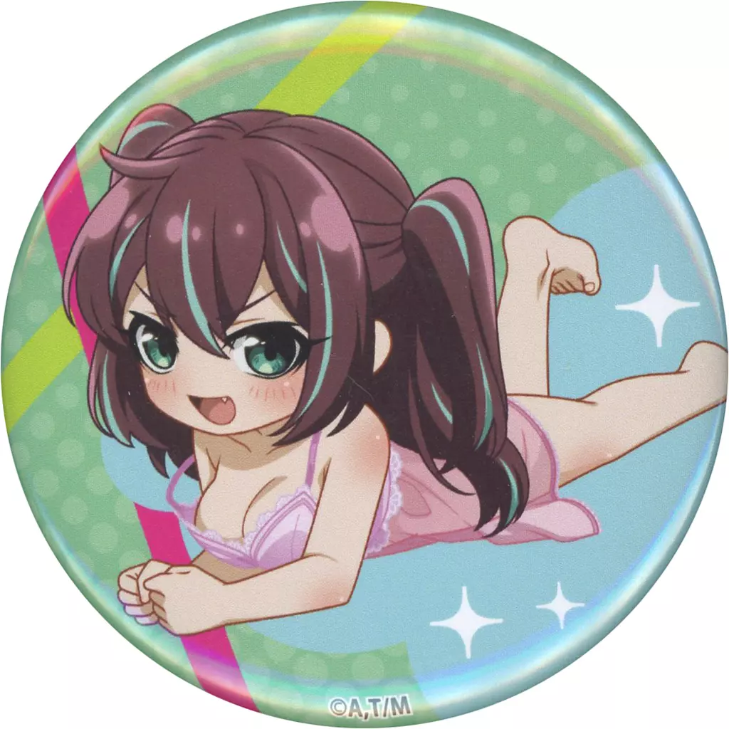 Ako Ya Pearl "Adored by a magical girl POPUP SHOP TRADING metal badge Deformed Negligee ver ...