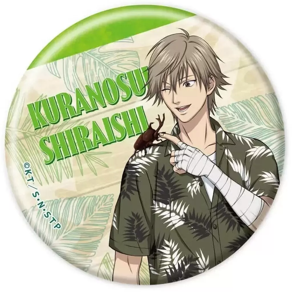 Badge Bins Nosuke Shiro Ishikura "metal badge Shin Tennis-no Oji-sama ...