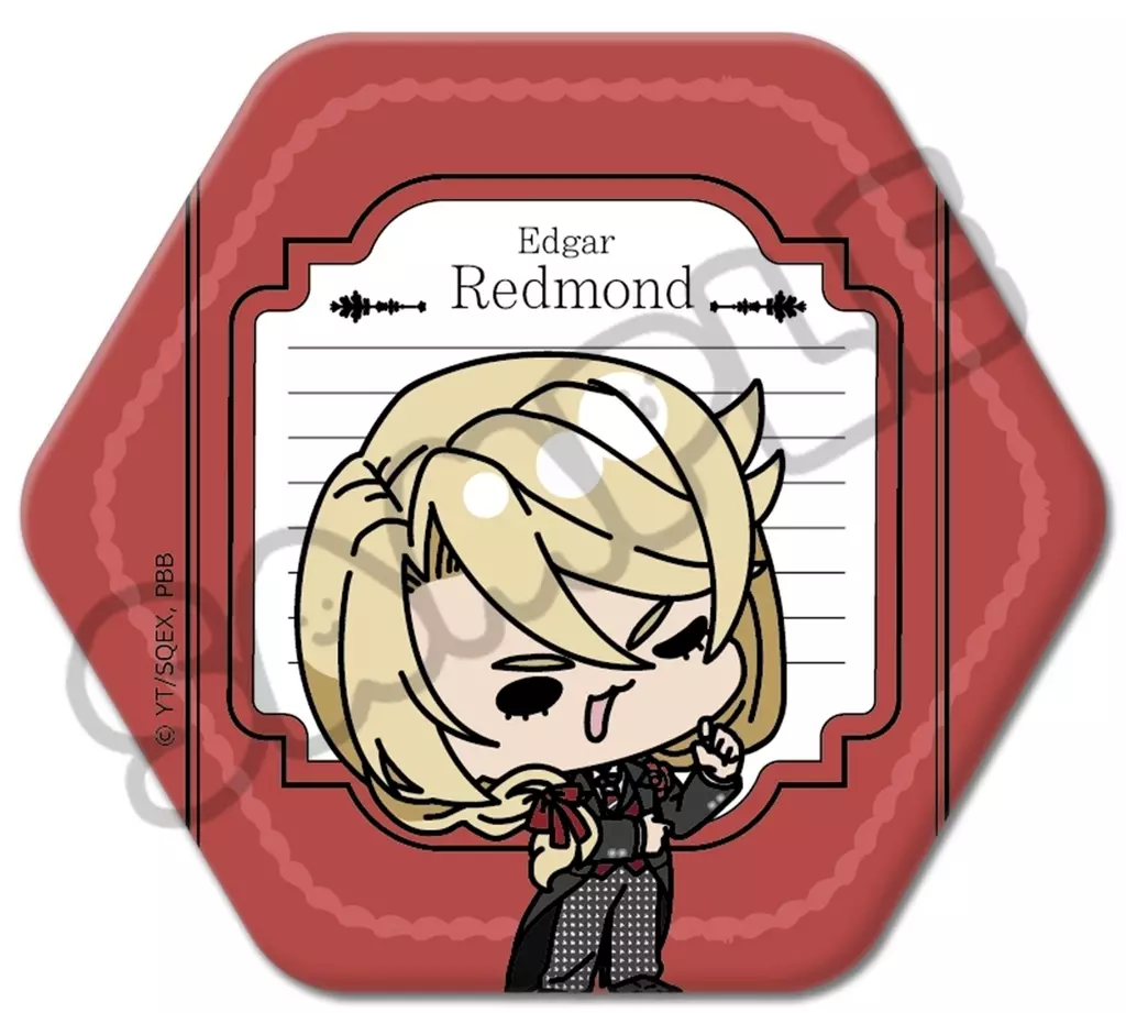 M-E (Edgar Redmond) Hexagon metal badge "Black Butler - Boarding School ...
