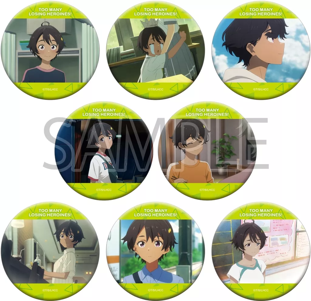 Badge Bins 8 kinds set "There are too many losing heroines! Recommended ...