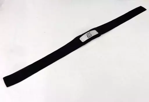 Accessories (non-metal) Konoha forehead protector Te headband Black ...