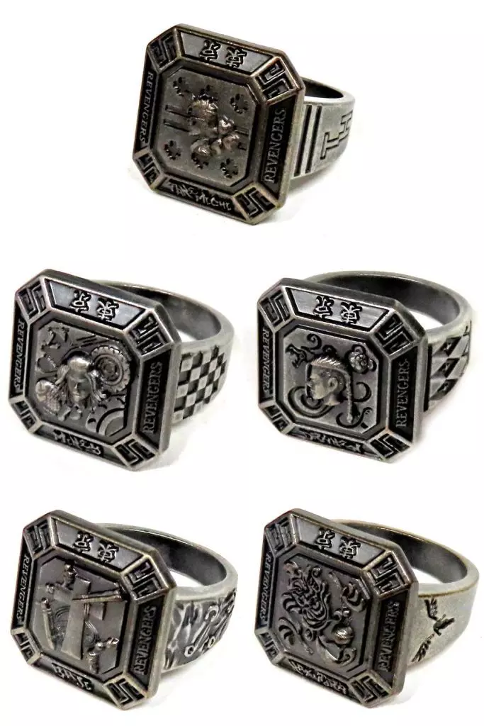 5 types set "imagination accessory series Tokyo Revengers Ring ...