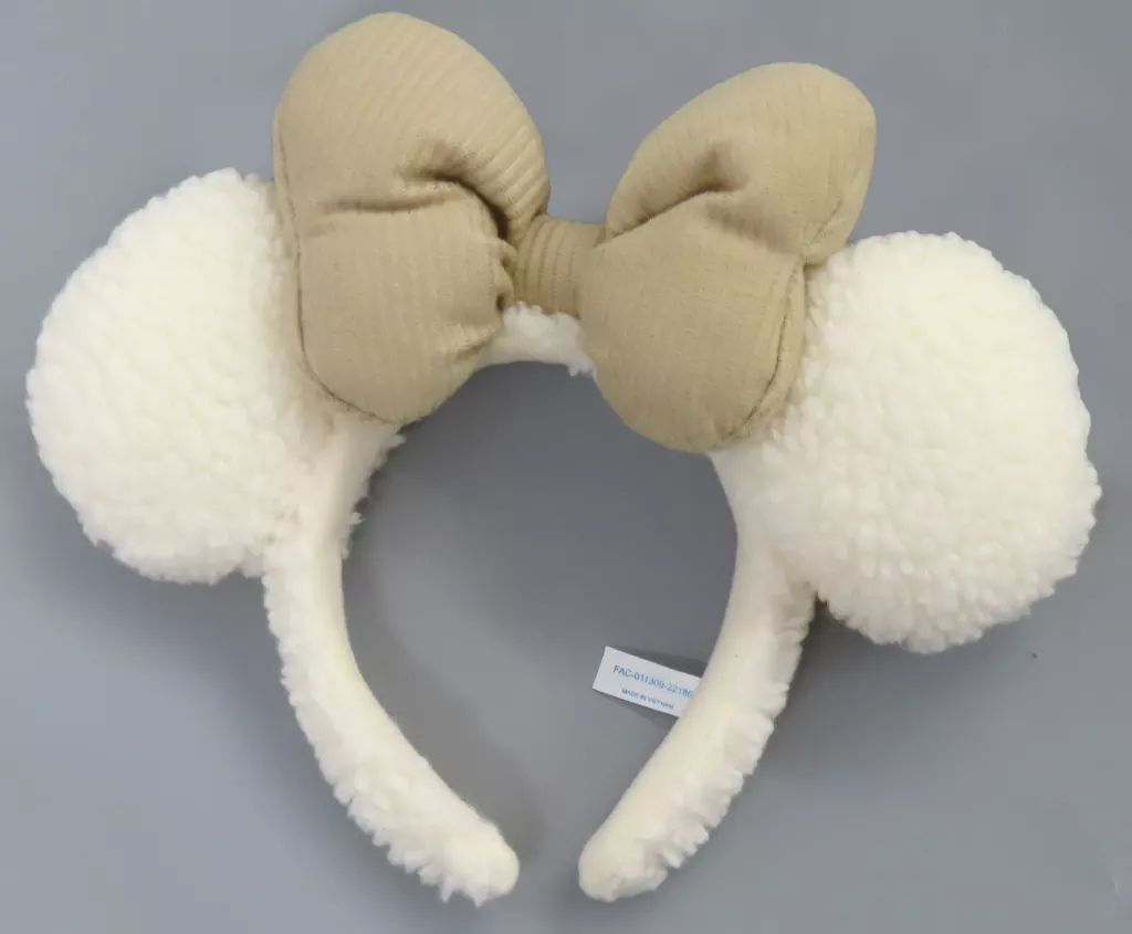 Minnie Mouse (brown) fluffy band for hair "Disney" Tokyo Disney Resort ...