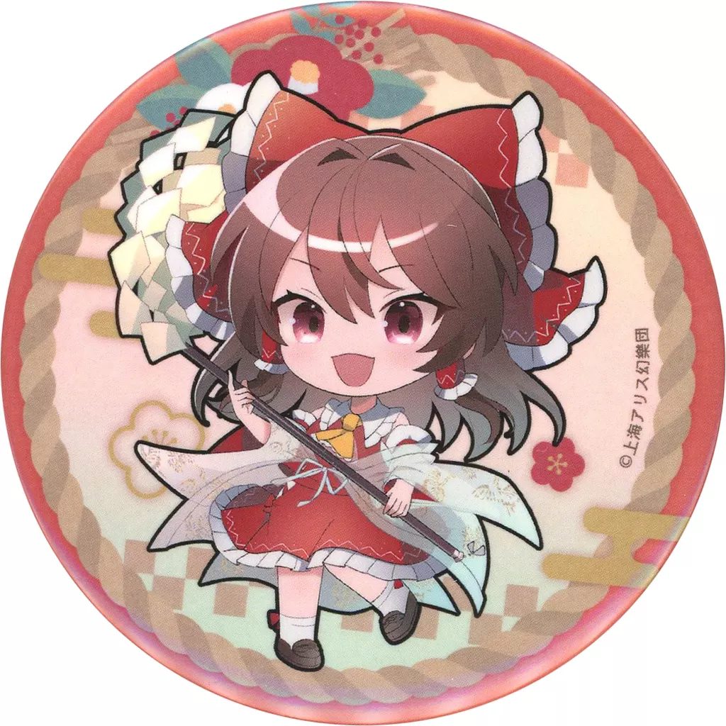 Hakurei Reyume (Deformed) metal badge "Toho Project Lucky metal badge ...